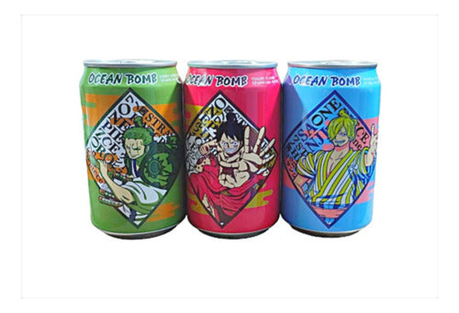 Pack 3 Bebidas One Piece 330ml (colección) - Lireke | Tienda Lireke